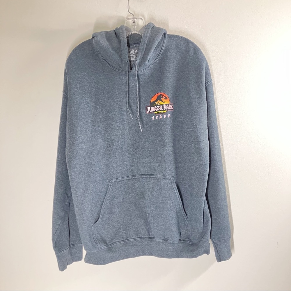 Jurassic Park Staff Ranger Hoodie Size Large Euc - Gem